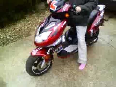 baotian 50cc custom - YouTube