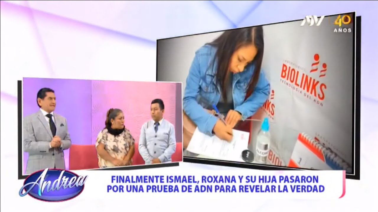 Ismael, Roxana y su hija pasarán por una prueba final de ADN para revelar la verdad - YouTube