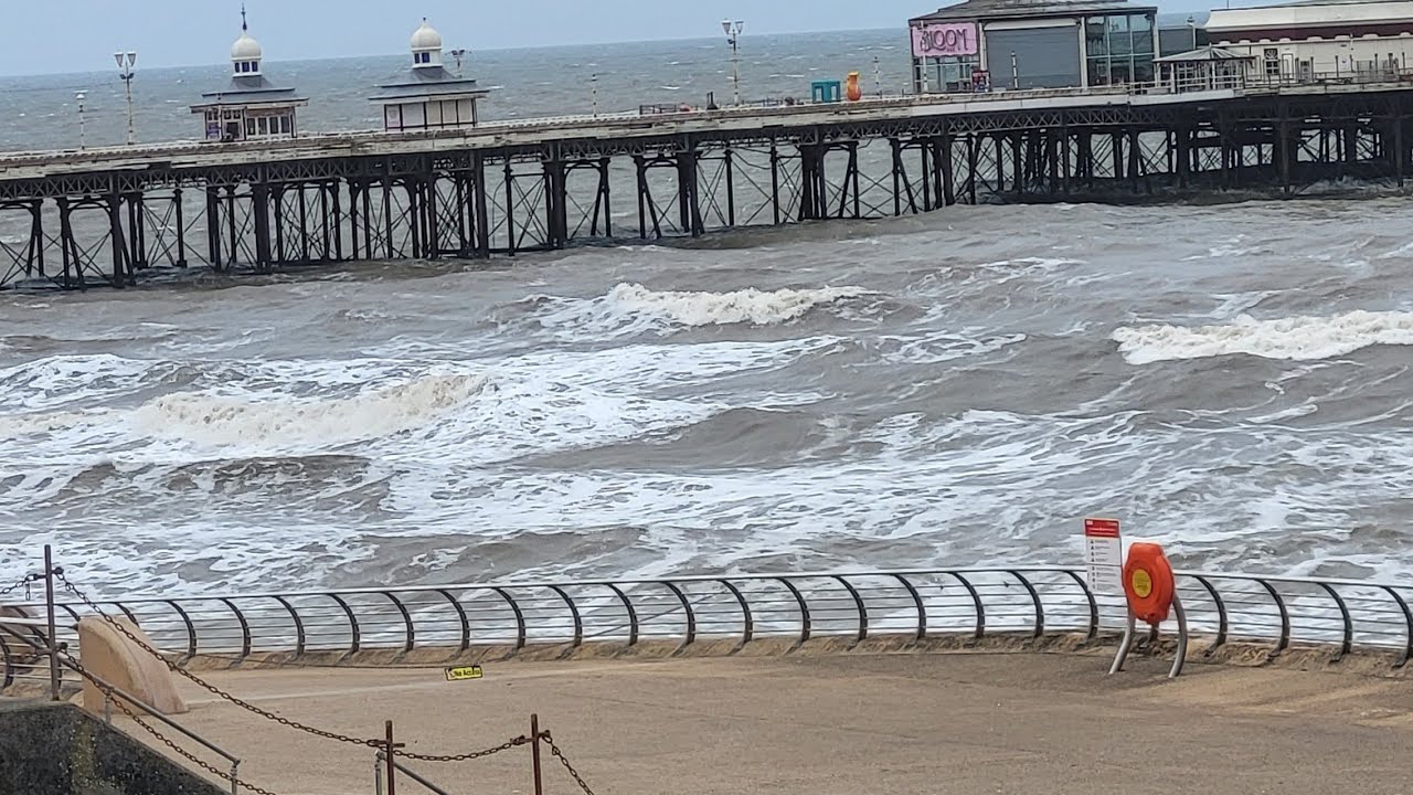 Friday The 13th Stormy In Blackpool - YouTube