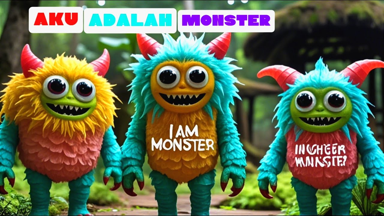 Lagu monster lucu - YouTube