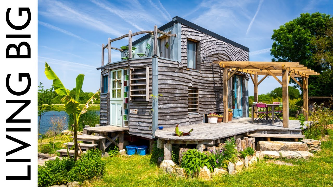 Enchanting Tiny House On Huge Organic Farm In France - YouTube