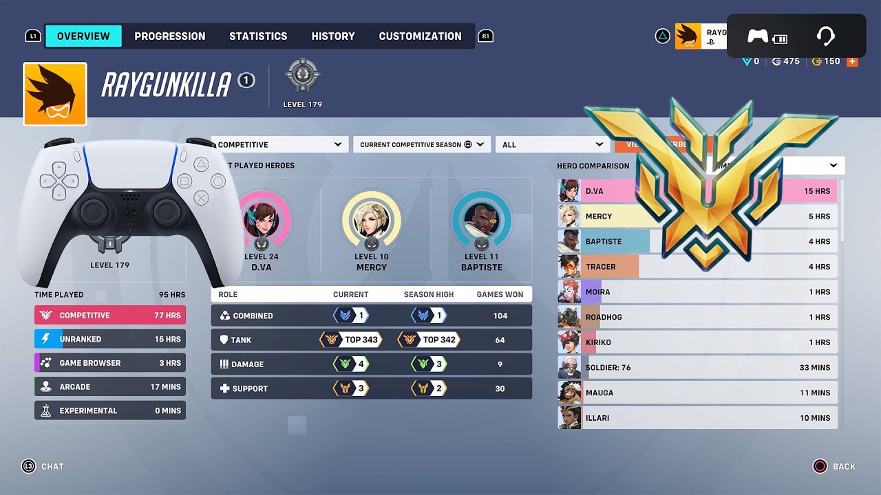 OVERWATCH BEST TOP 500 CONTROLLER SETTINGS. - YouTube