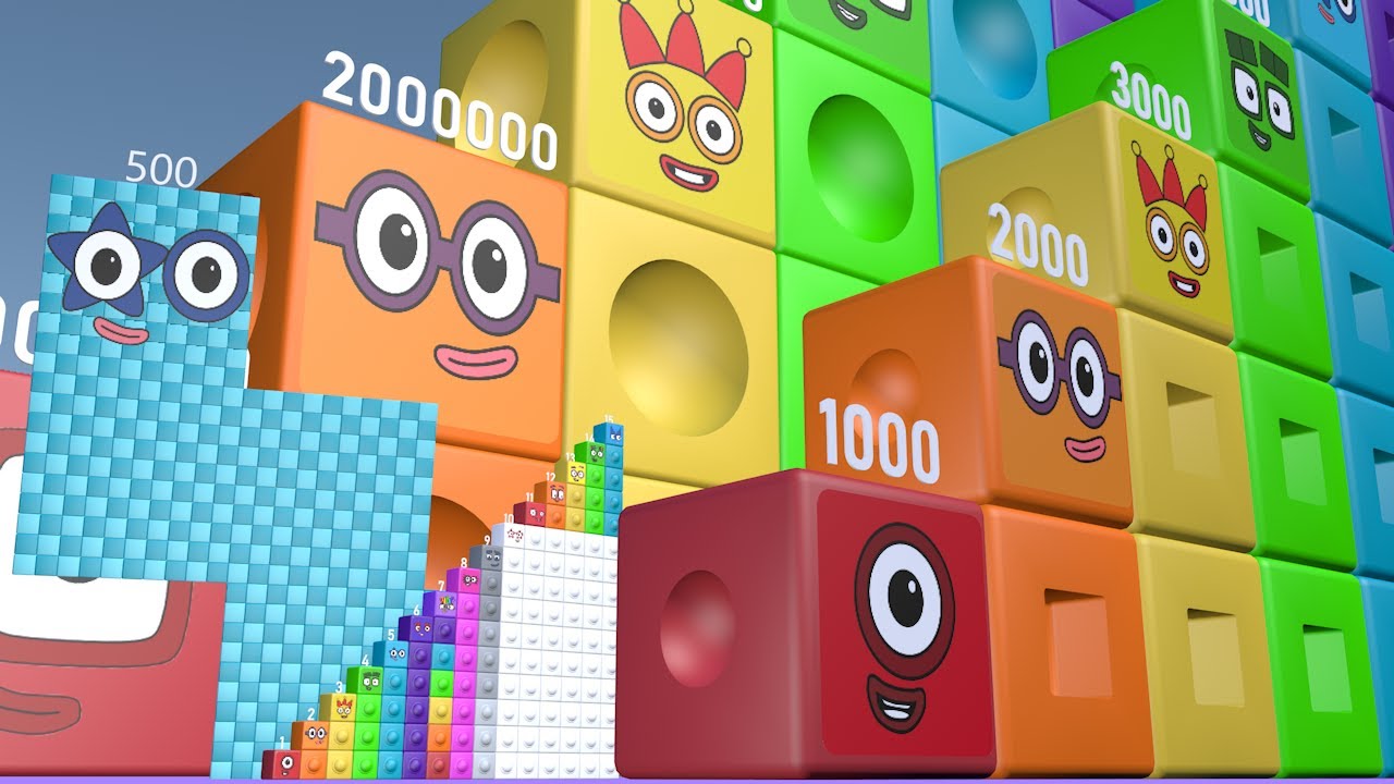 Numberblocks Puzzle Step Squad 500 500,000 25,000,000 BILLION BIGGEST ...
