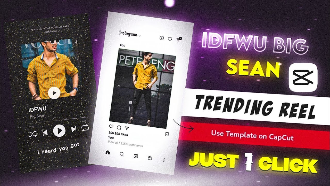 IDFWU Big Sean Trending Reel Editing Tutorial || New Capcut Template || Just One Click || Coco ...