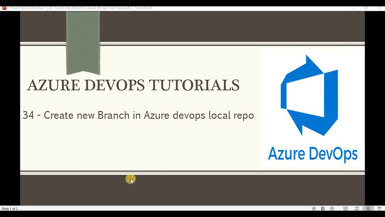 Part 34 Create New Branch In Azure Devops Local Repo Azure DevOps Part 34 Create New Branch In Azure Devops Local Repo Azure DevOps