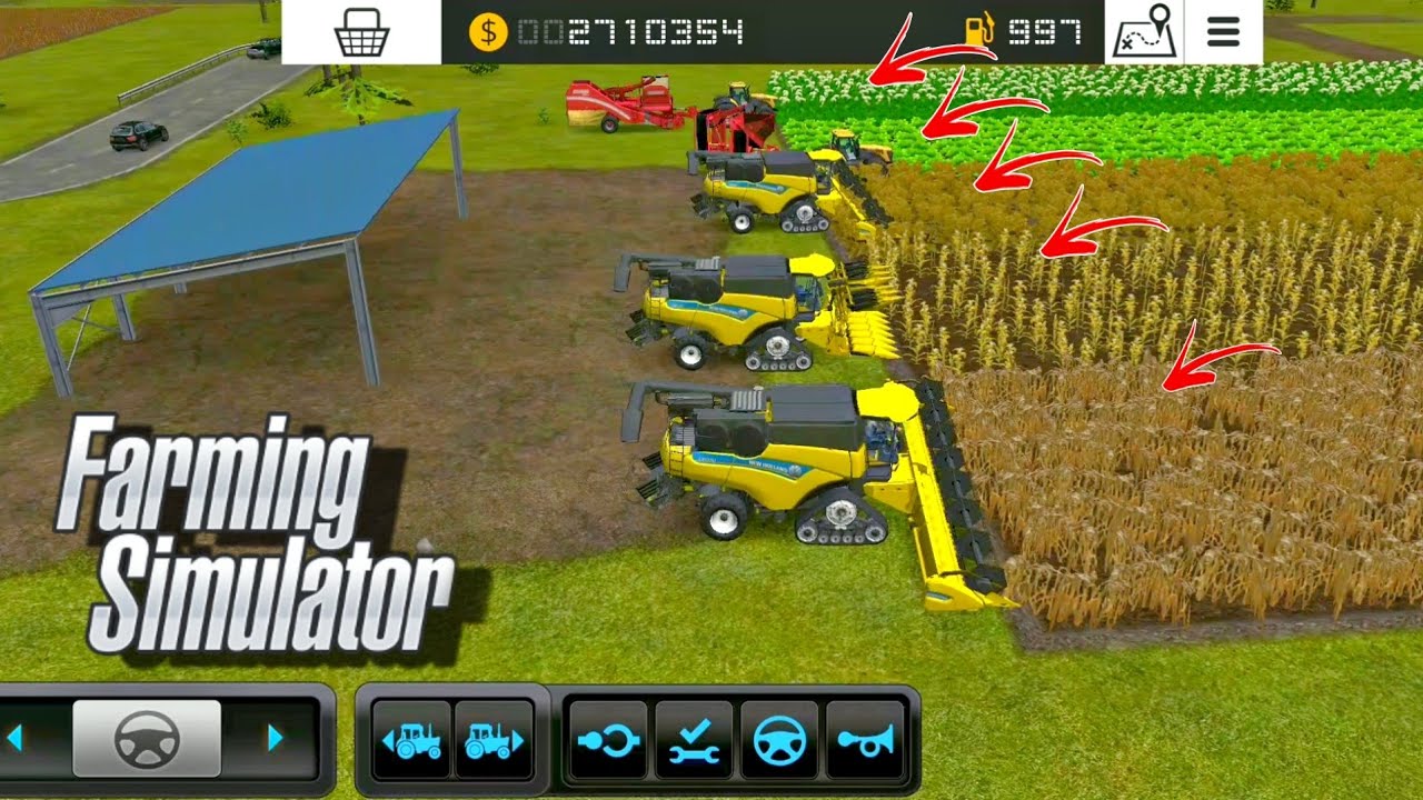 Fs 16 Harvest All Types Of Plant || Farming Simulator 16 Harvesting ...
