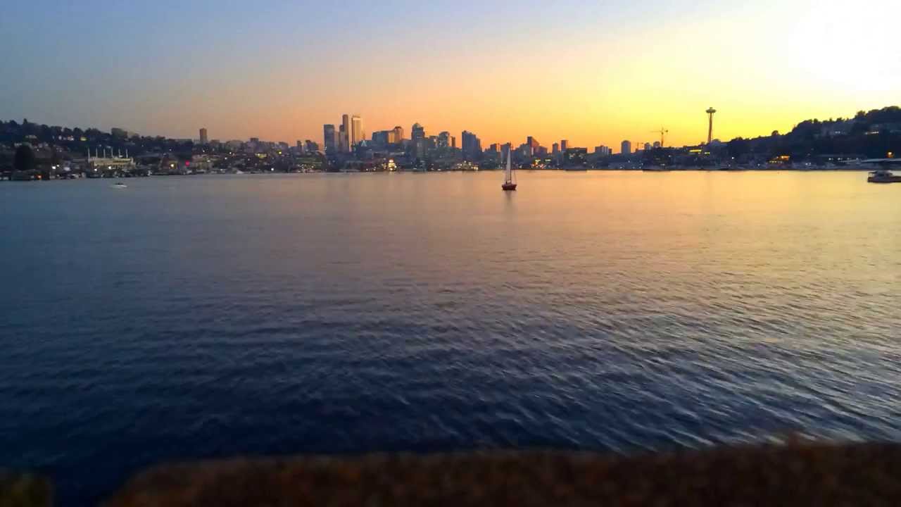 NOTCOT: Seattle Sunset Gasworks Park Timelapse - YouTube