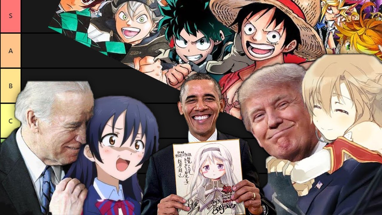 PRESIDENTS MAKE AN ANIME TIER LIST - YouTube