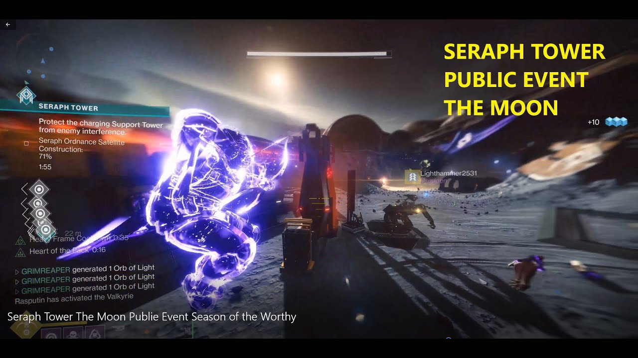 Seraph Tower Public Event (The Moon) (Season of the Worthy) - Destiny 2 ...