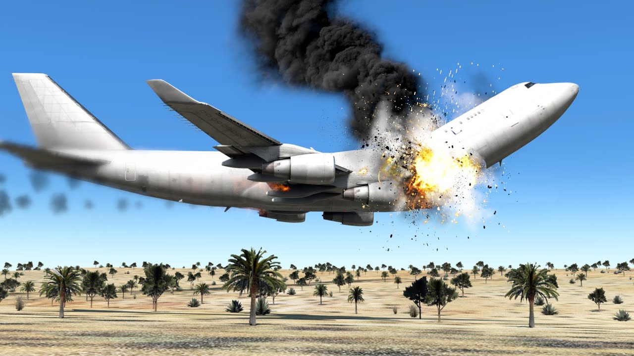 🔴LIVE Boeing 747 Fire on Board at 3,000ft | X-PLANE 11 - YouTube