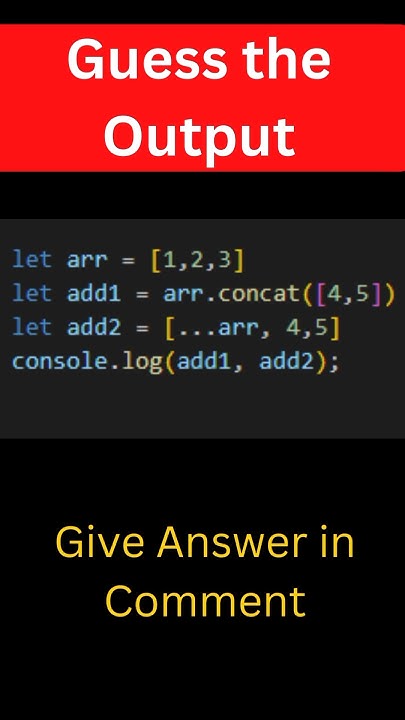 Javascript Interview Question Guess Output Shorts Youtube