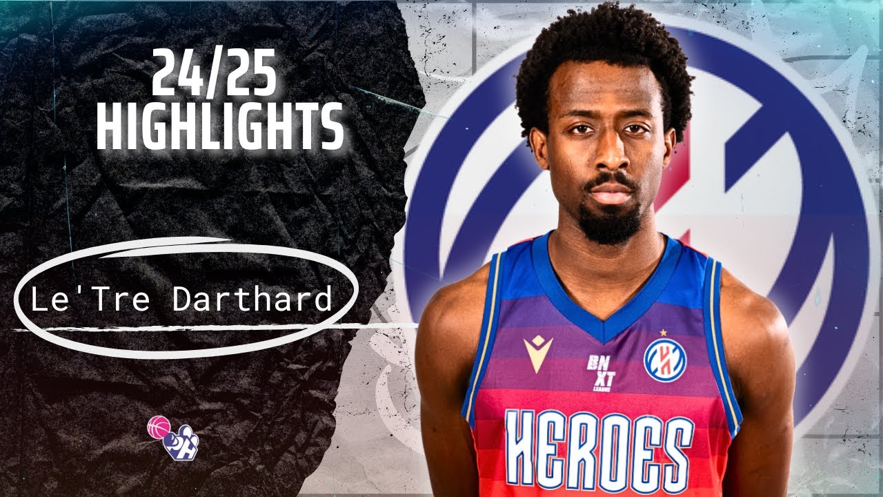 Le'Tre Darthard Highlights 2024/25 || Denmark BNXT League || Heroes Den ...