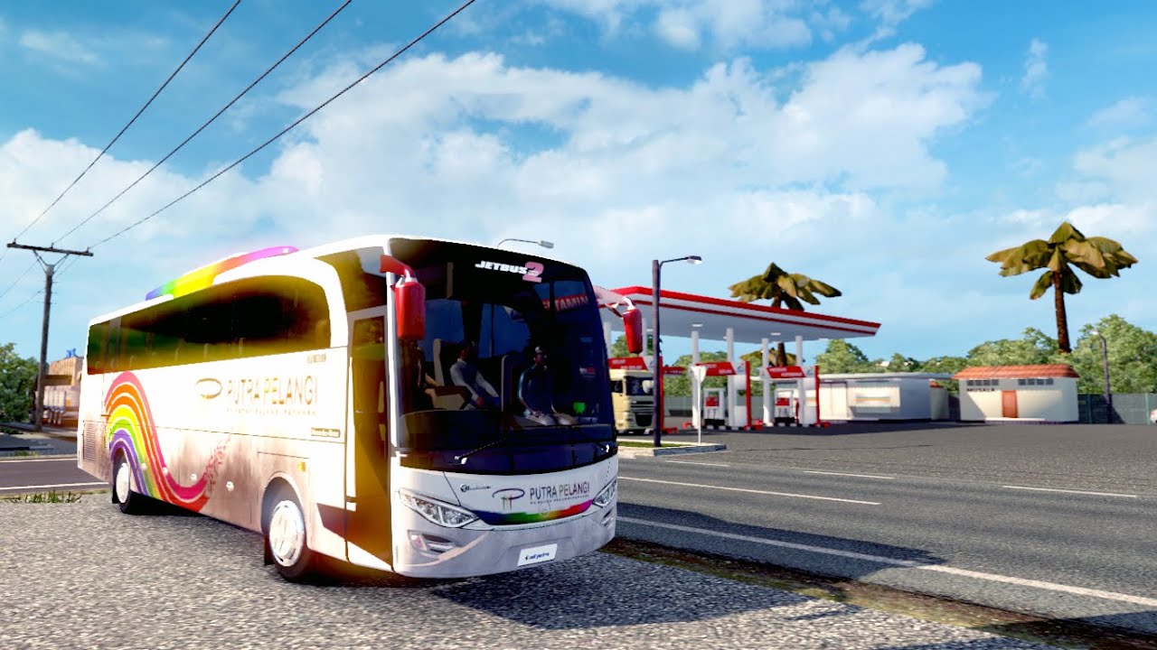 [ETS2] Putra Pelangi JetBus 2 HD Ngeblooong terus di jalur Sumatra ...