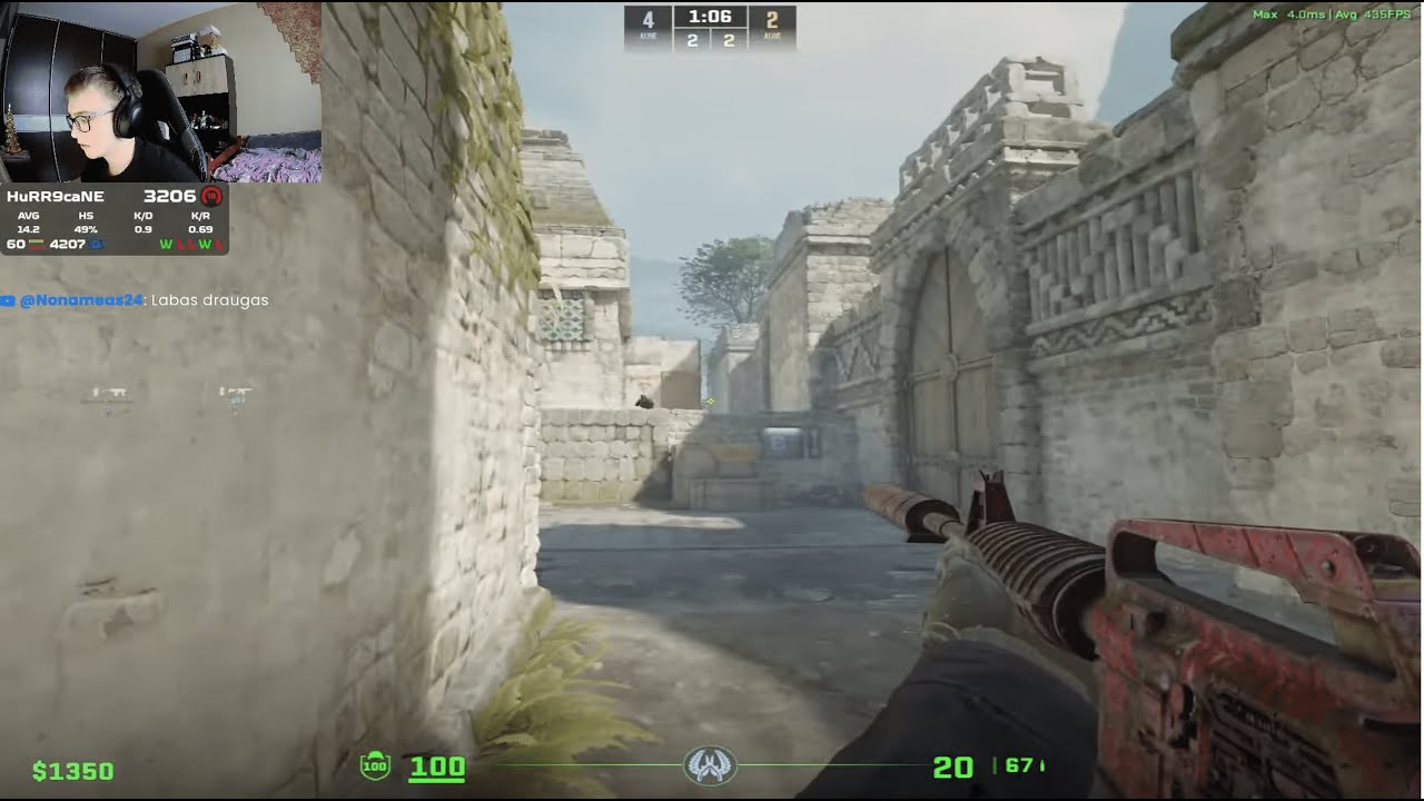 FACEIT RIO QUALIFIER WITH GG ARENA 120 delay VS VIRTUS PRO - YouTube