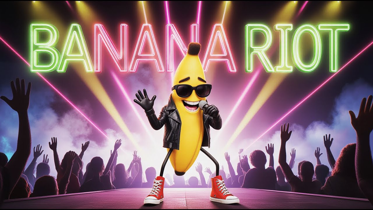 🍌 Banana Riot – Fruit Band Songs 🎸 - YouTube