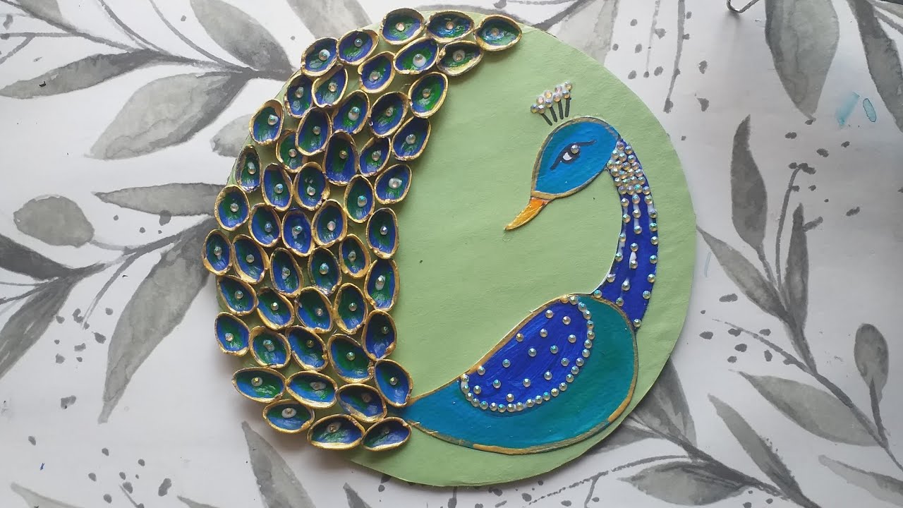 Pistachio shell Art.... Peacock 🦚🦚🦚🦚🦚 - YouTube