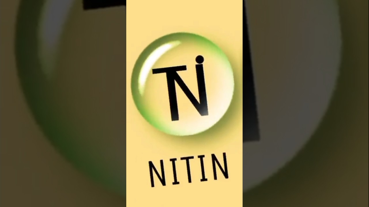Nitin name into brand logo🤑#youtubeshorts #viralvideo #trendingshorts# ...