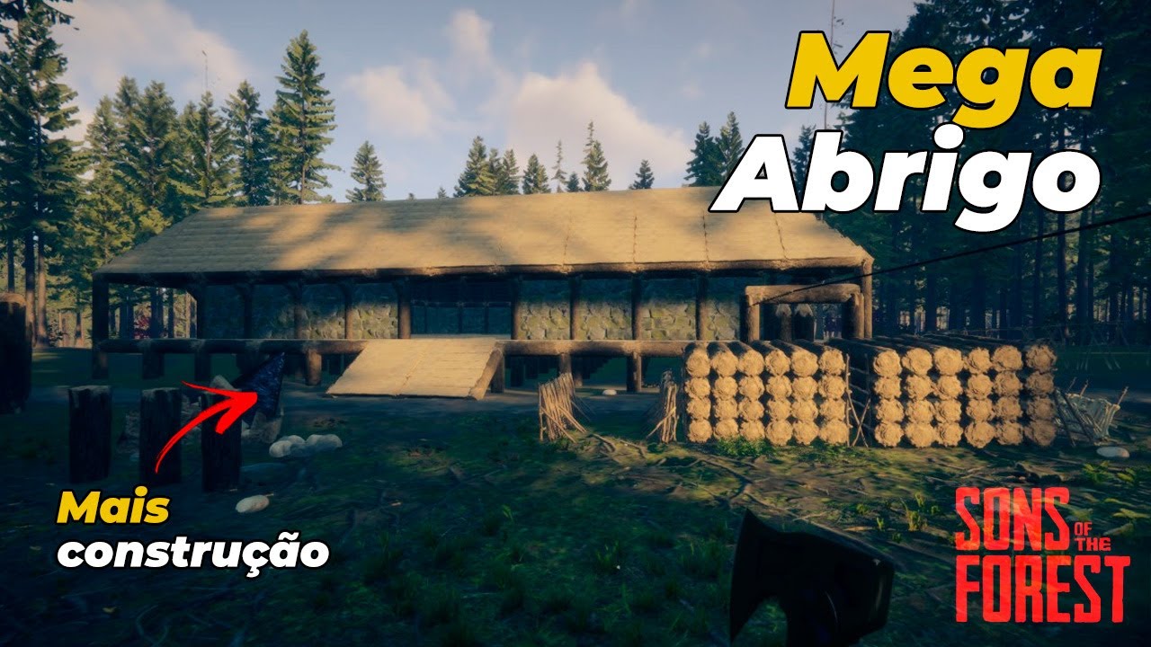 Sons of the Forest | Construindo um MEGA ABRIGO | Episódio 03 | Cidão ...
