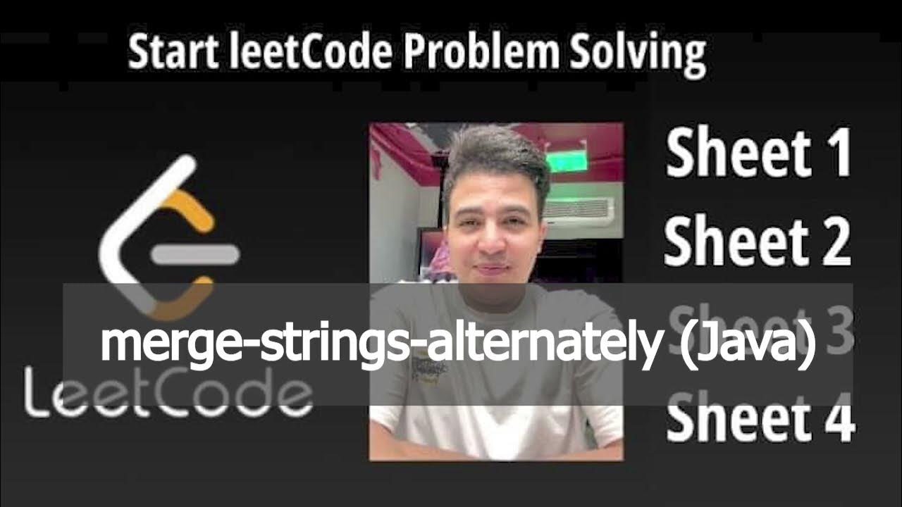 1768. Merge Strings Alternately (Java) - YouTube