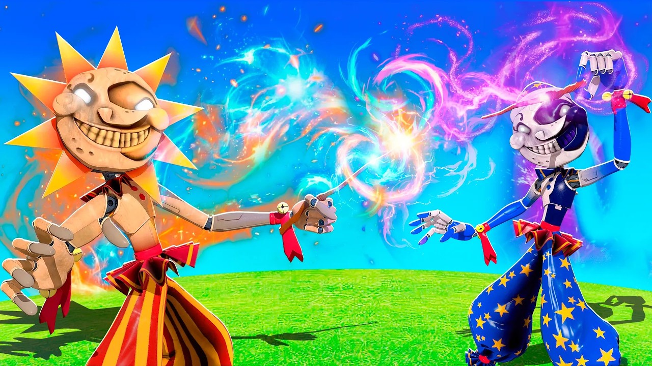 Sun and Moon FIGHT WITH MAGIC?! in Bonelab VR - YouTube