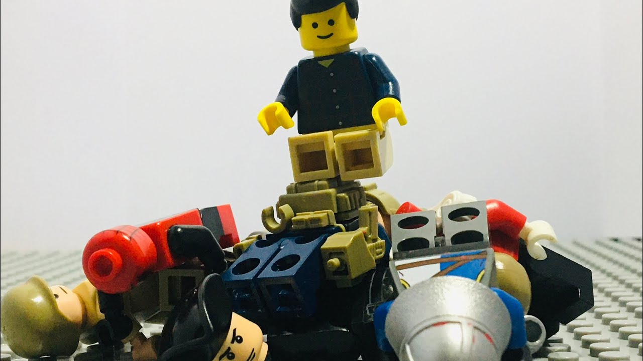 The big fight scene | A LEGO stop motion film - YouTube