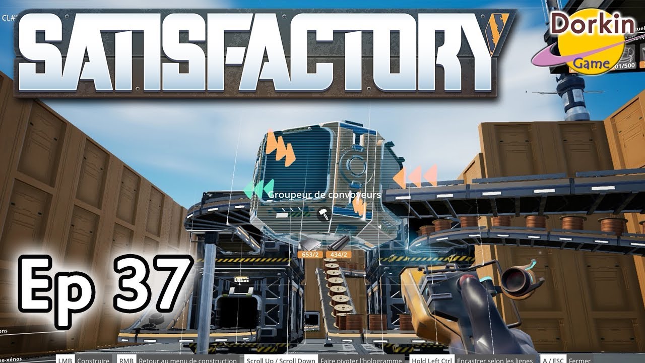 Satisfactory Fr - Ep37 Il faut booster la production de cables... - YouTube