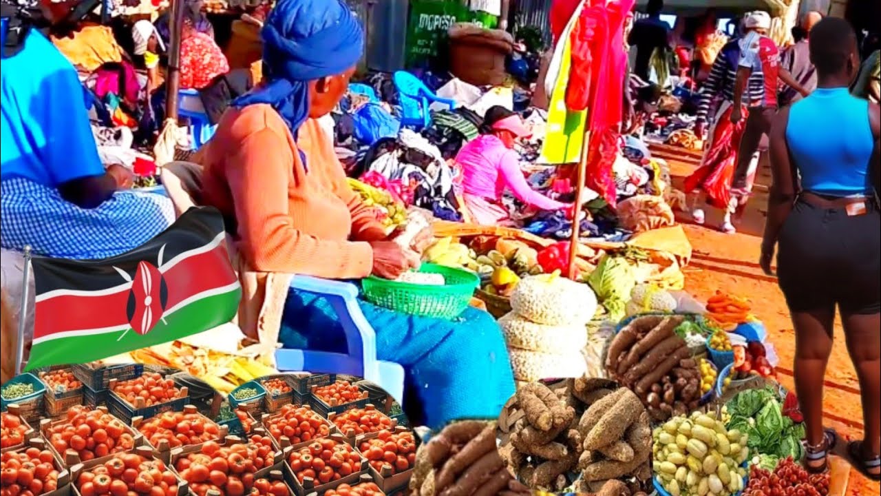 Rural African village Market Day in Kenya 🇰🇪 East Africa 🌍 Cost of ...
