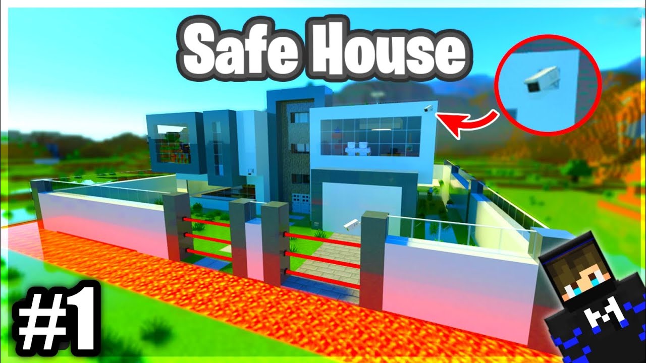 MINECRAFT PE SAFE HOUSE 🏠 | MINECRAFT 1.19 - YouTube