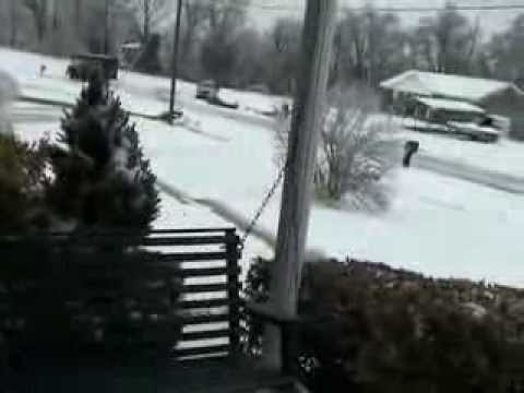 UPS Delivery after Snow & Ice Storm - YouTube