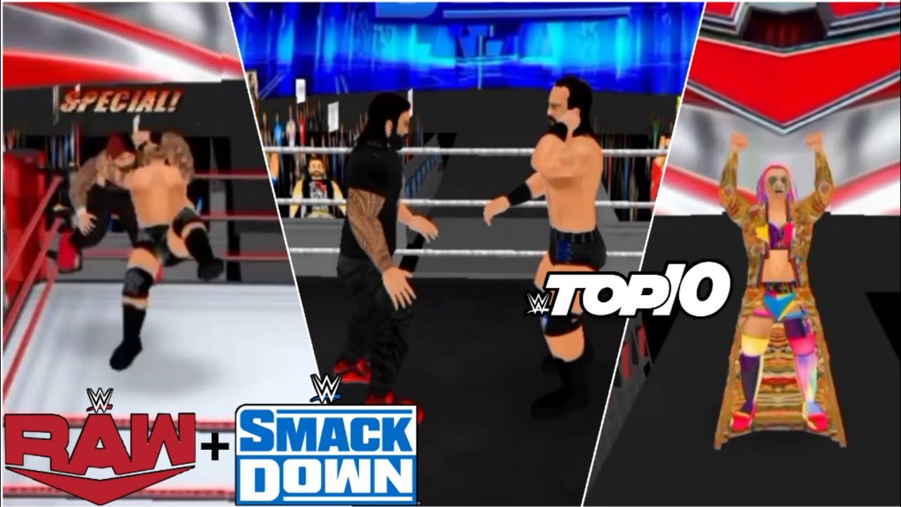 Wr3d 2k22-Raw+SmackDown live top 10 moments - YouTube