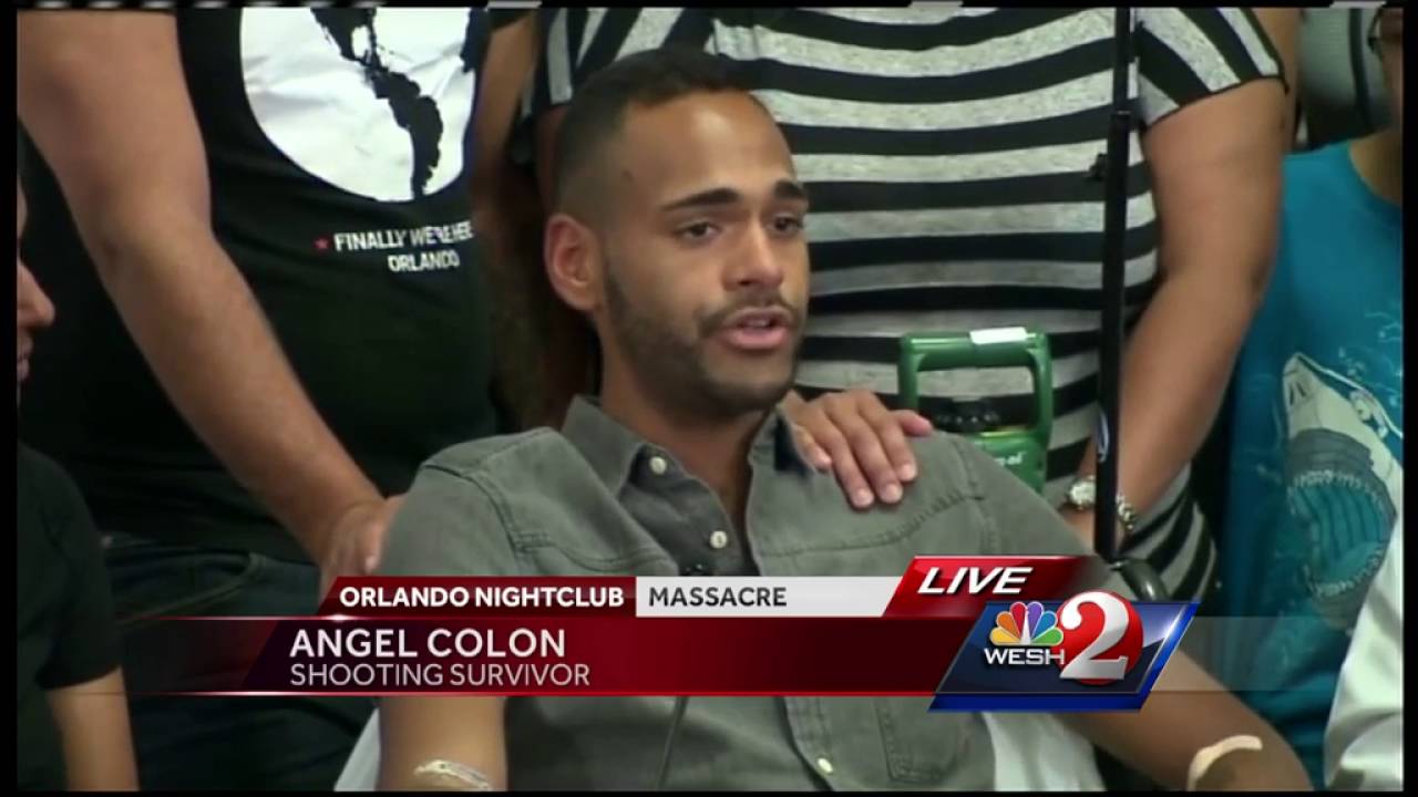 Survivor of shooting, Angel Colon, recounts harrowing moments - YouTube