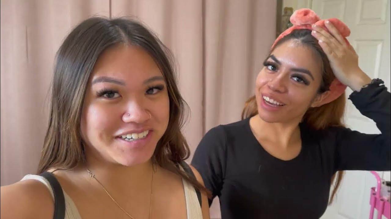 Lashing my estie bestie & partying! - YouTube