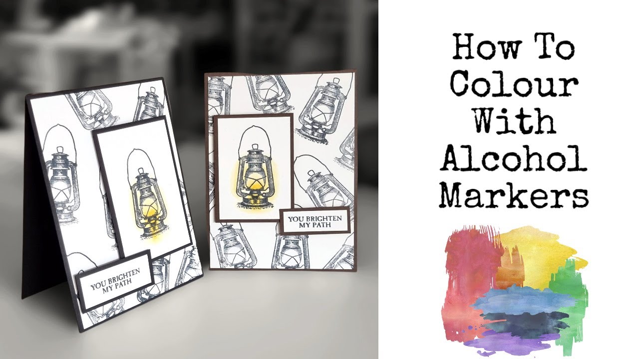 How To Colour Fire and Glow with Alcohol Markers - YouTube