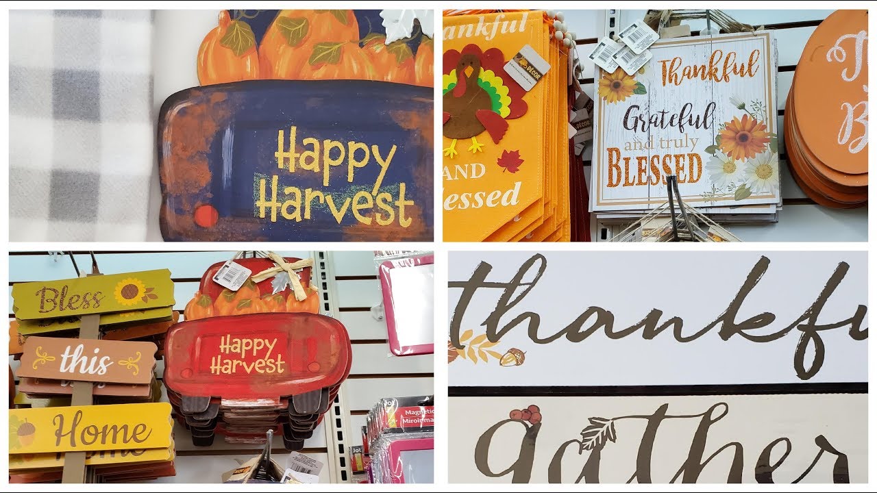 DOLLAR TREE FALL DECOR DIY HAUL August 2019 - YouTube