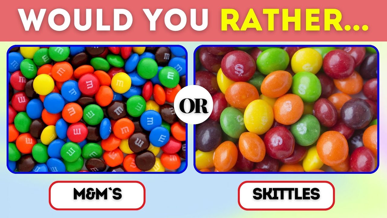 Would you rather? Hardest choices EVER...! SWEET EDITION - YouTube