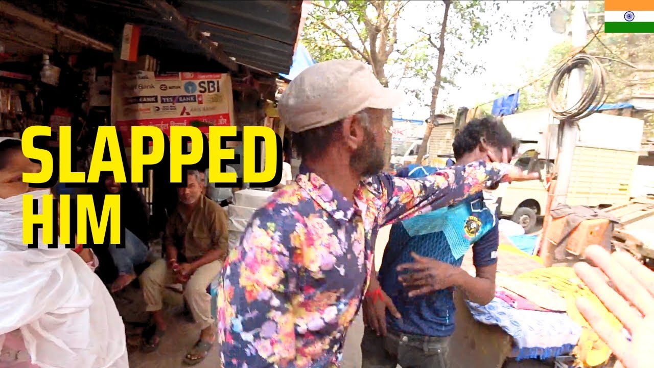 Avoid This Man in Dhobi Ghat India (Slapped in The Face) 🇮🇳 - YouTube