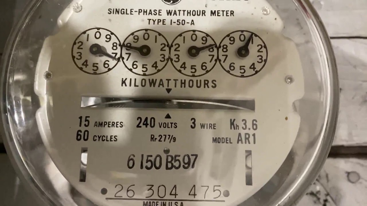 Watt Hour Meters (Electricity Meters) - YouTube