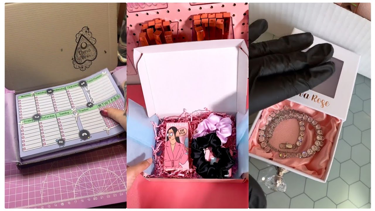 ASMR packing orders tik tok compilation - YouTube