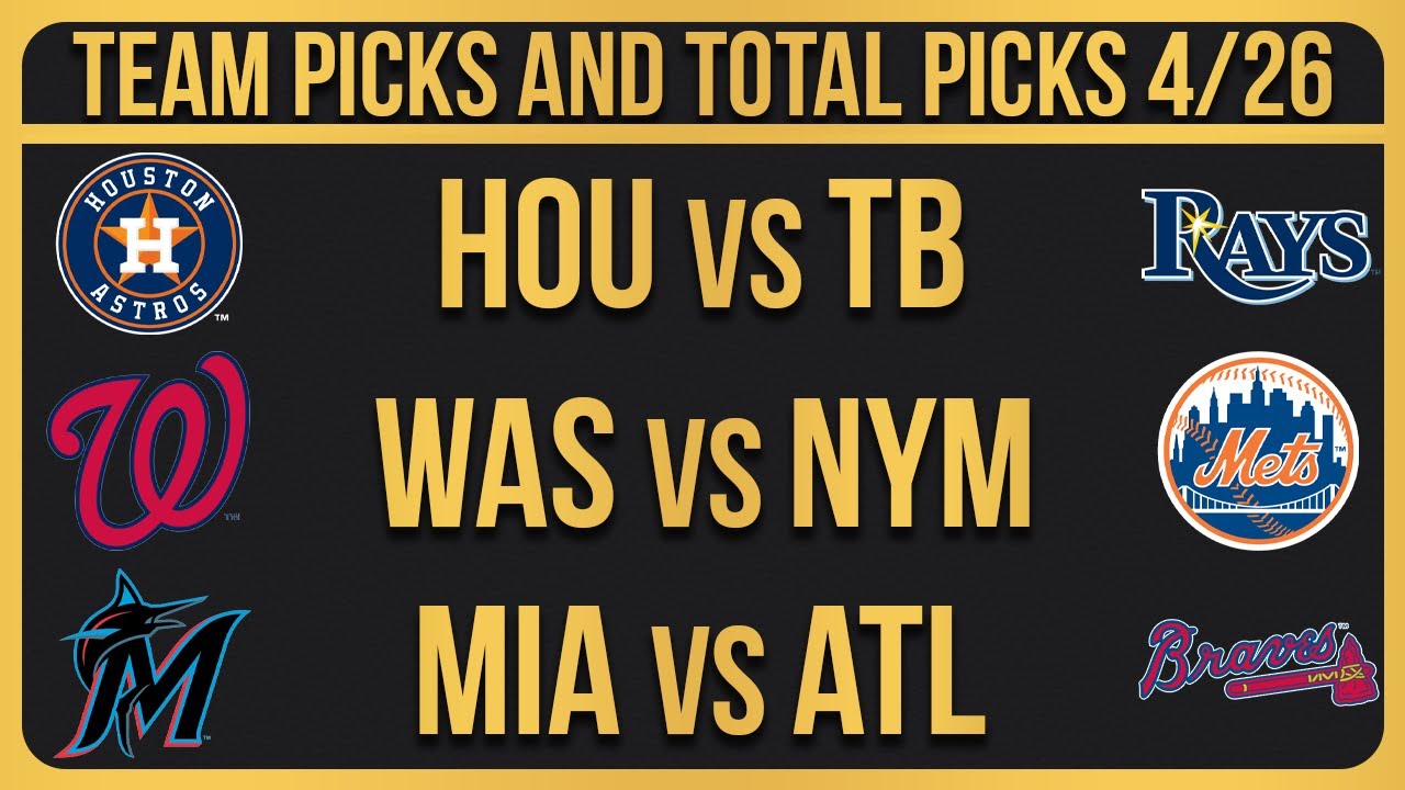 FREE MLB Picks Today 4/26/23 Baseball MLB Picks and Predictions - YouTube