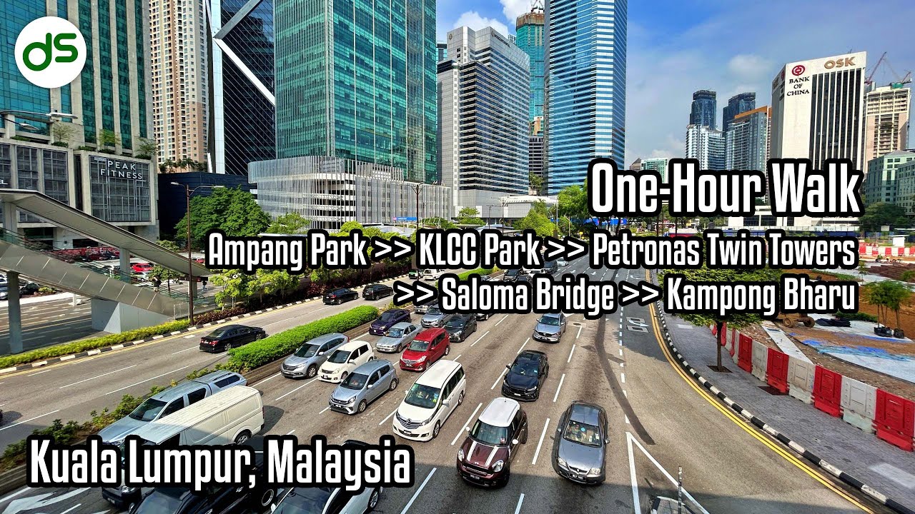 One-Hour Walk, Ampang Park - Petronas Twin Towers - Kampong Bharu ...