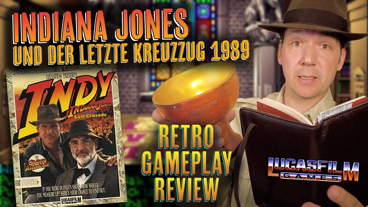 Indiana Jones PC (1989) – Retro Review & VGA Gameplay [DE] - YouTube
