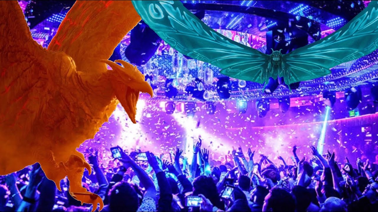 Rodan Dancing Feat. Mothra - YouTube