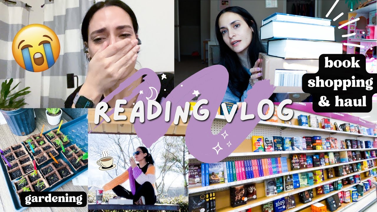 READING VLOG | Book Haul + Special Edition Books + starting seedlings ...