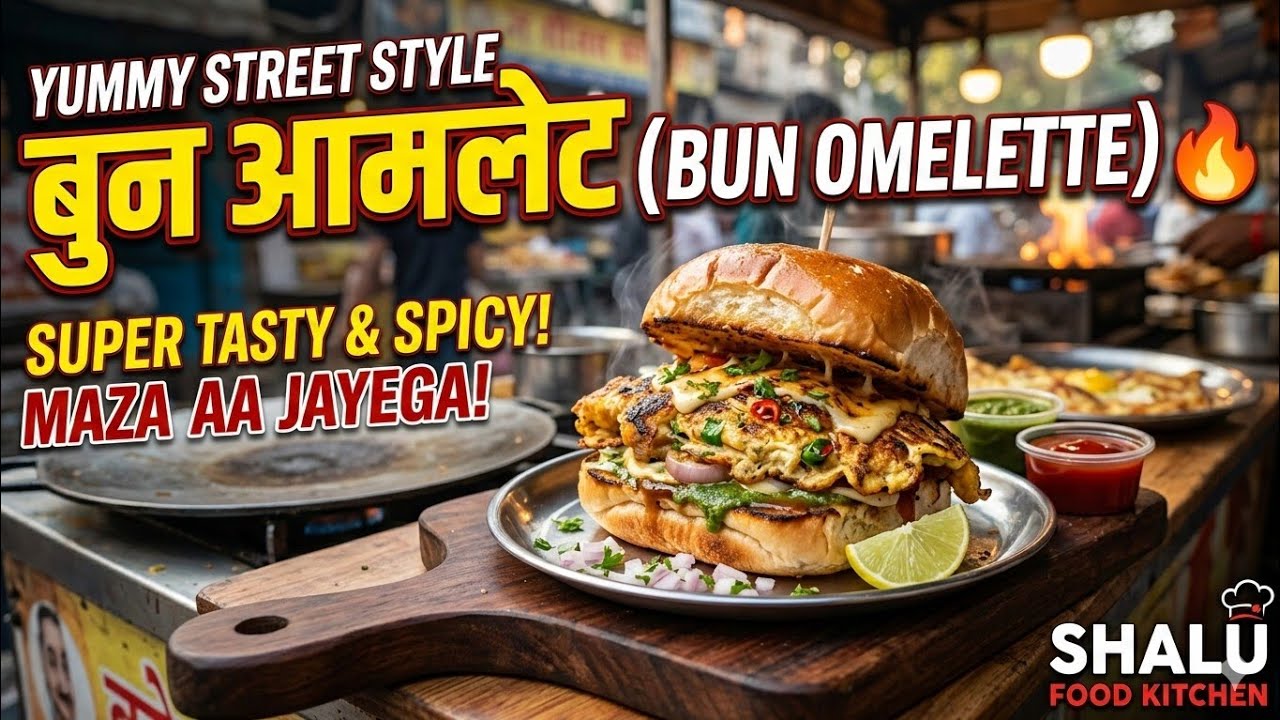Easy and tasty bun omlate 🥚 🥚| Healthy FOOD Breakfast | Simple recipe ...