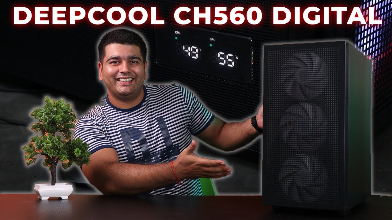 This Cabinet has a build in Display! Deepcool CH560 Digital | Best ...