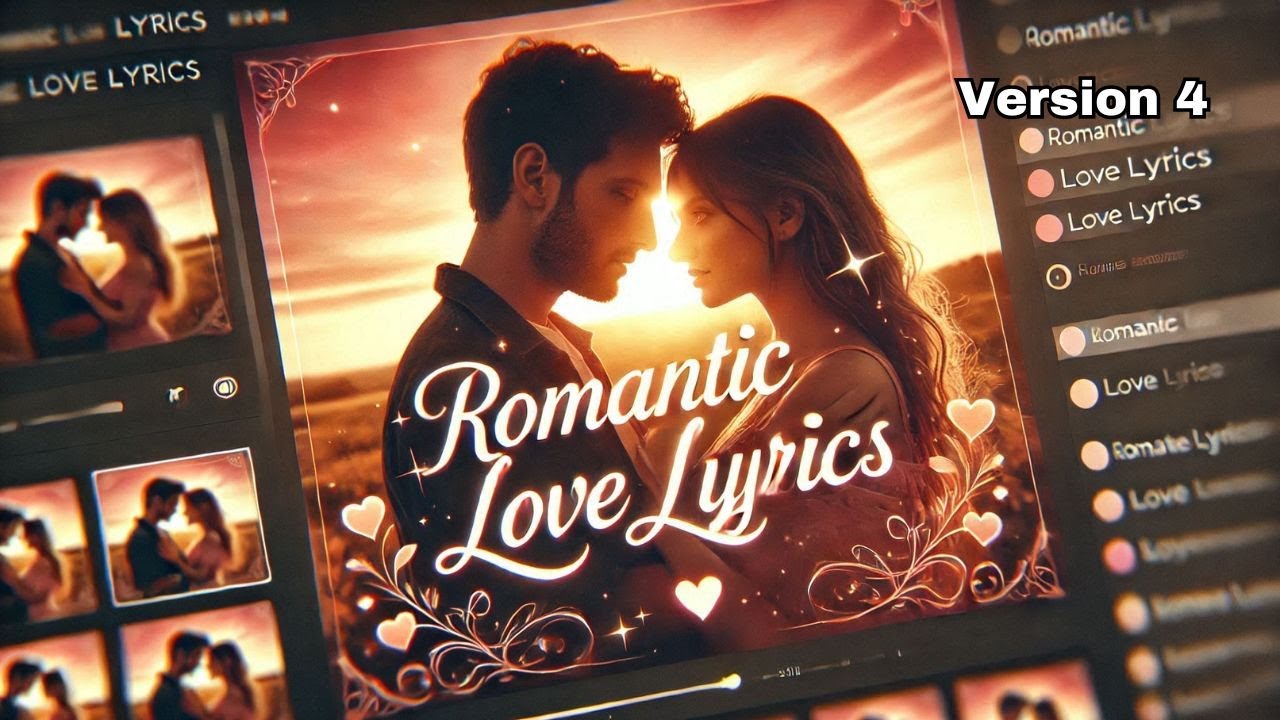 Romantic Love Lyrics – A Heartfelt Request for a Kiss | Version 4 - YouTube