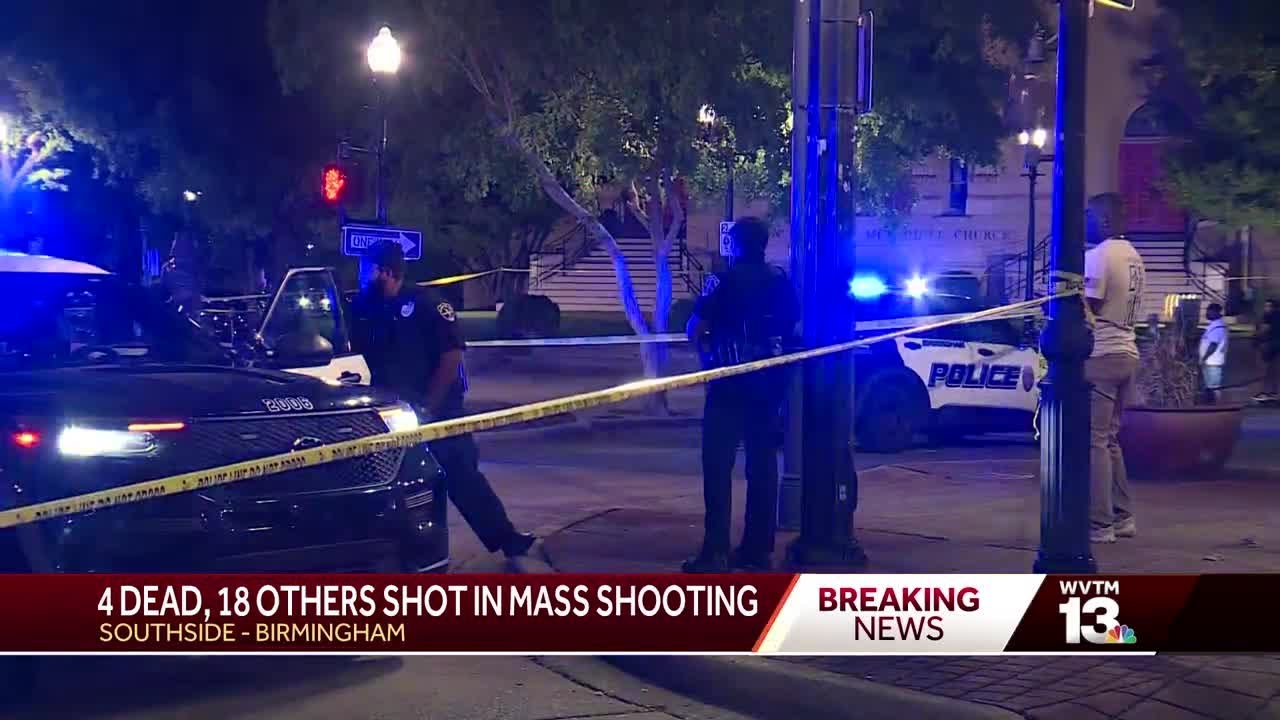 21 people shot, at least 4 dead in mass shooting at Birmingham, Alabama ...