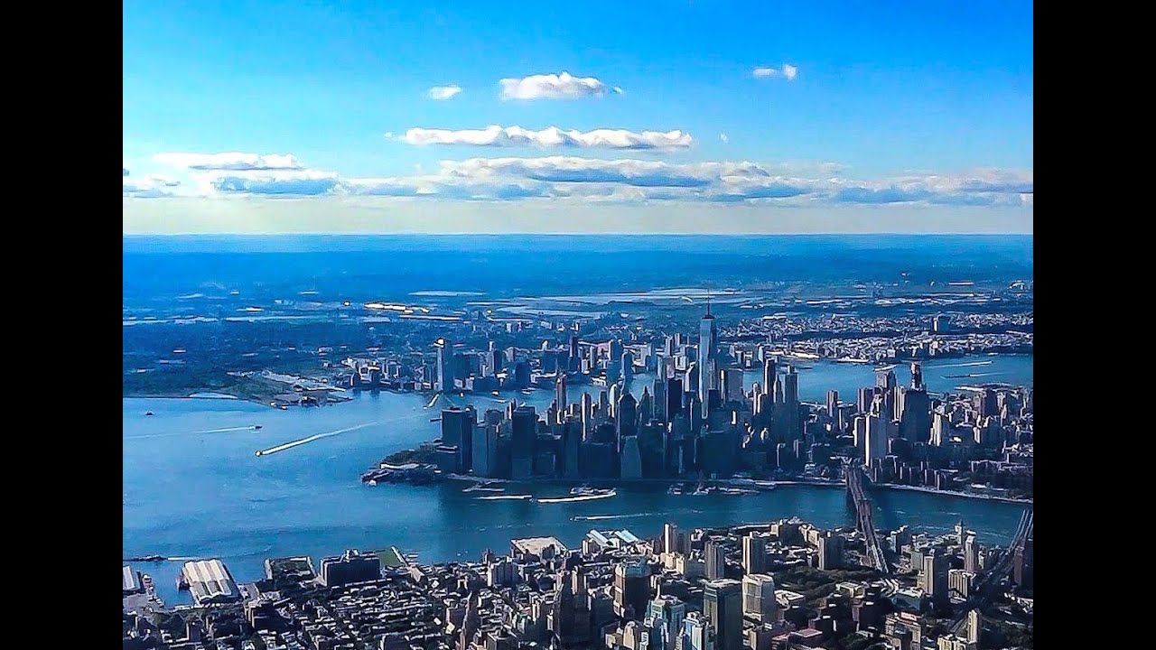 Flying Into NYC, September 11, 2015 - YouTube