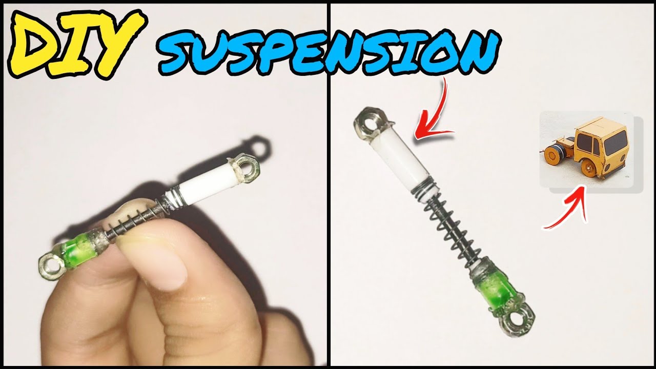 How to make Suspension for Truck || DIY Shock Absorber - YouTube
