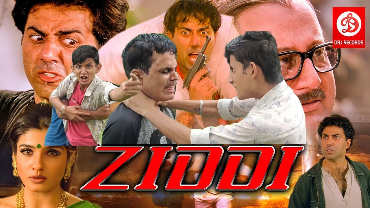 Ziddi Movie fight scene | Sunny deol Dialogue| Ashish Vidyarthi | Ziddi ...